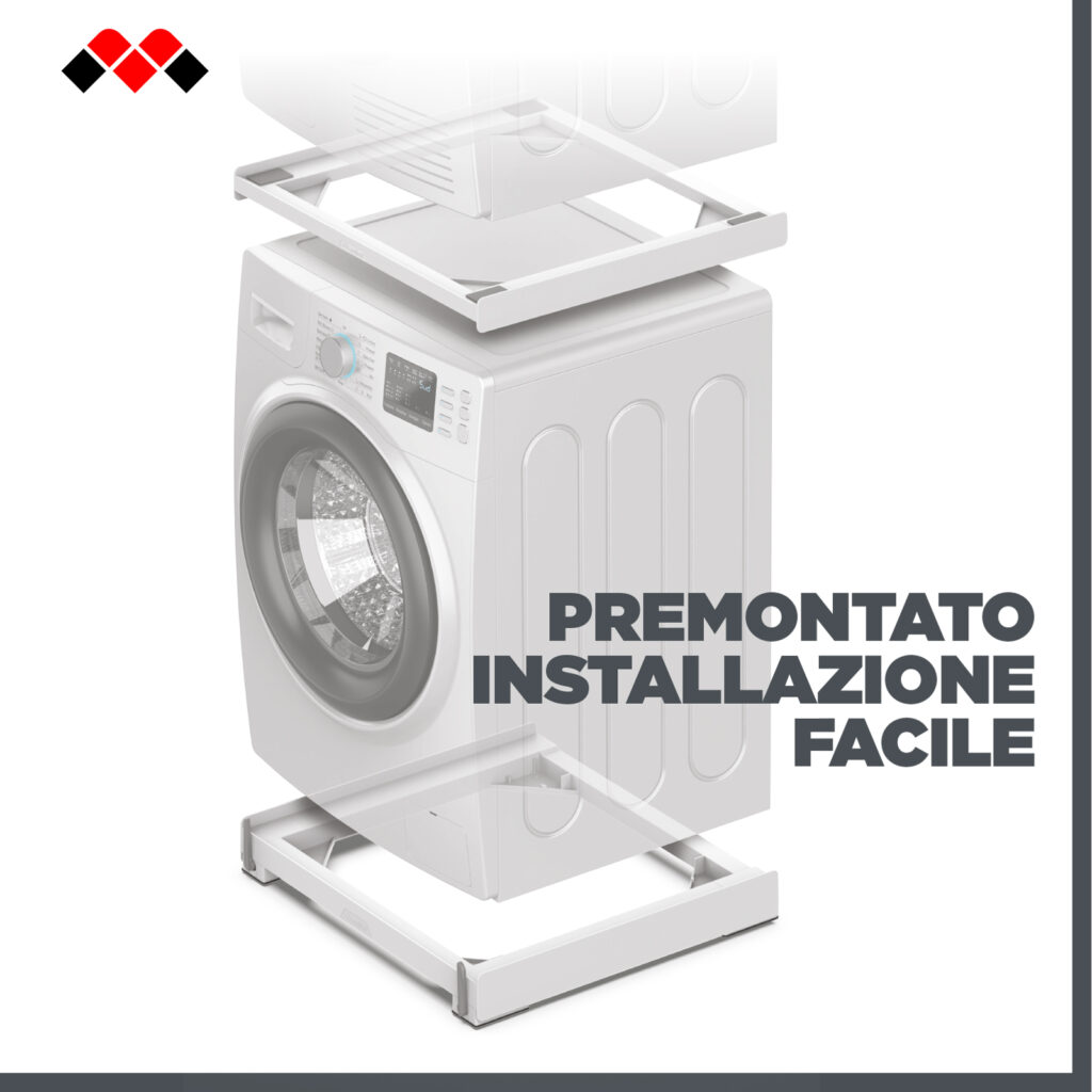 Moving Tower - Meliconi - kit sovrapposizione lavatrice asciugatrice